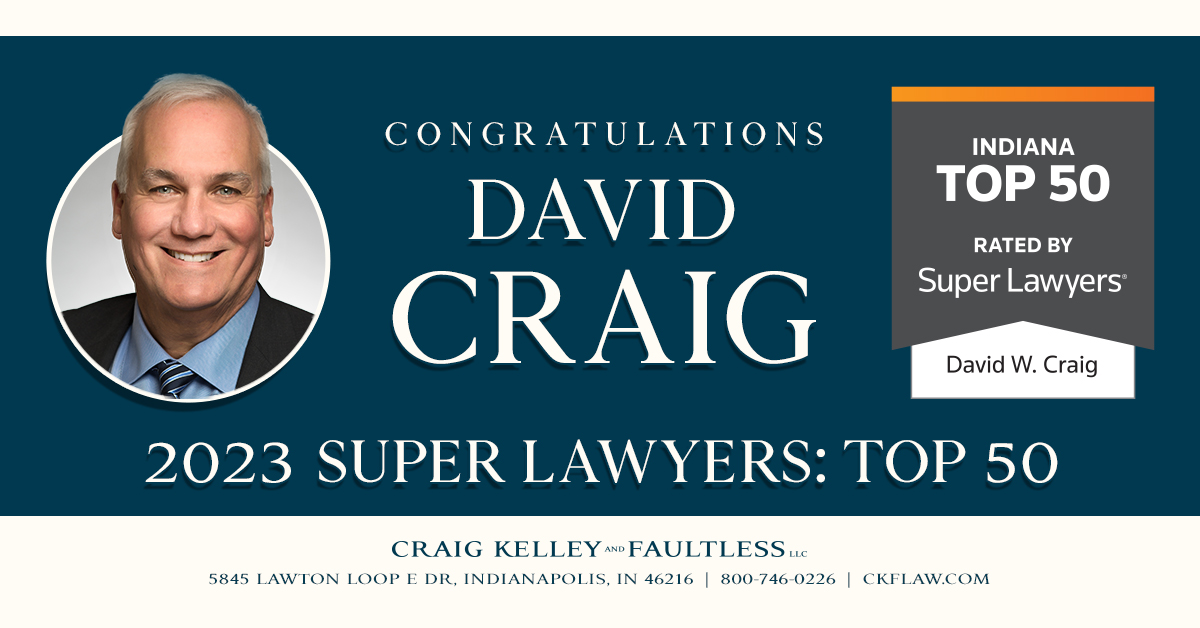 Managing Partner David Craig Named in Top 50: 2023 Indiana Super ...