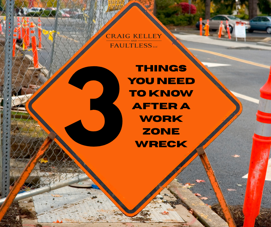 The 3 Critical Factors in Construction Zone Wrecks