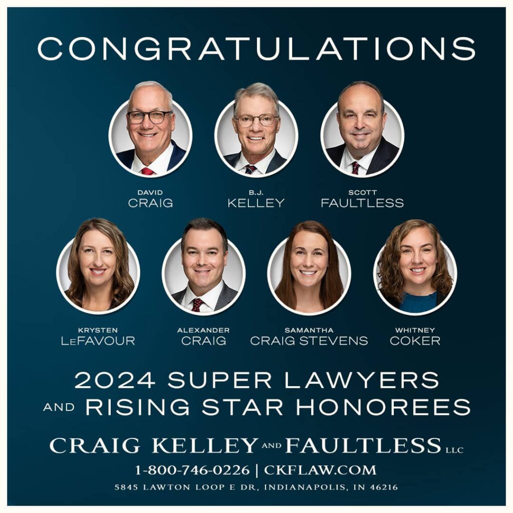 2024 Super Lawyers and Rising Star Honorees | Craig, Kelley & Faultless