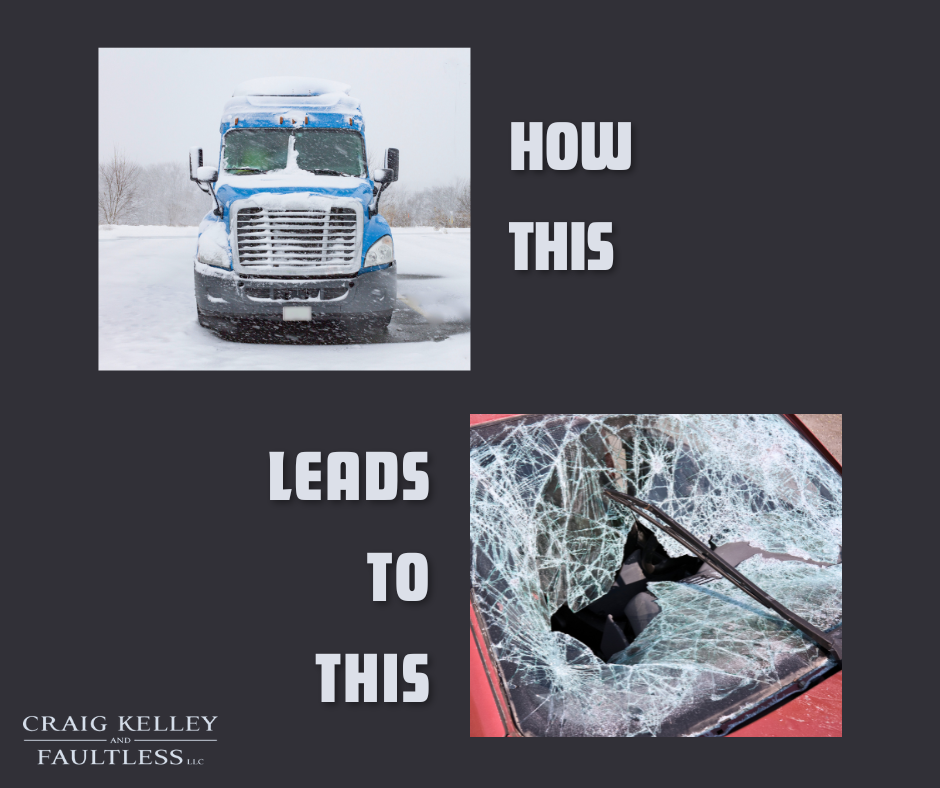 Ice Flying Off a Vehicle’s Roof Can Be Catastrophic